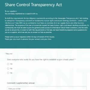 ShareControl Transparency – Software for the "Transparency Act ...