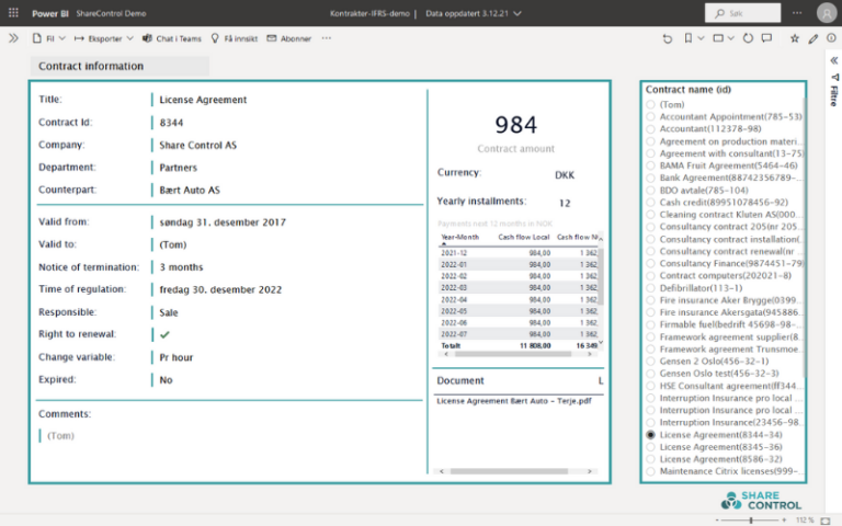 ShareControl Contract – Contract Management System - ShareControl