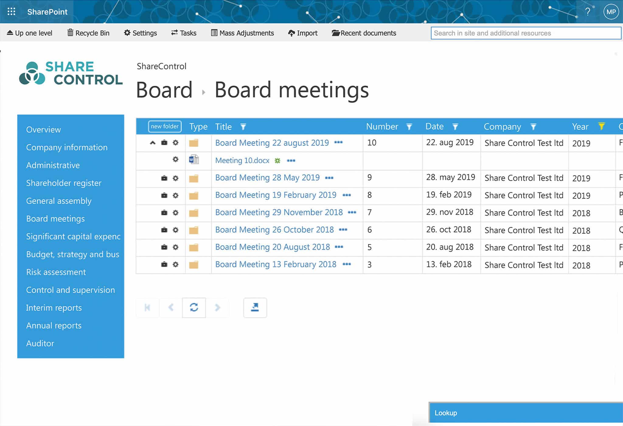Professionell styrelseportal för Microsoft 365