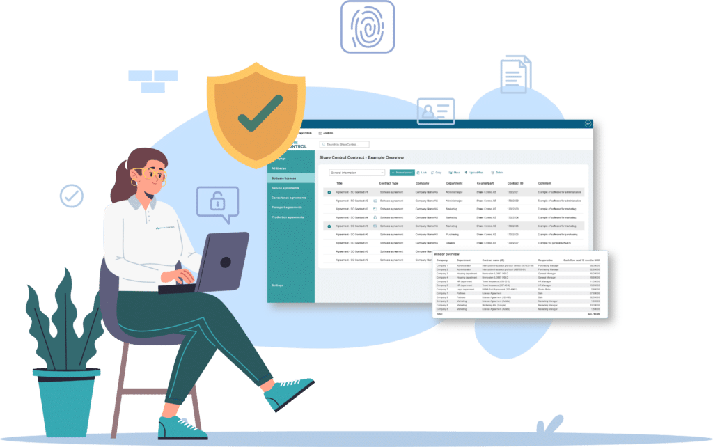 ShareControl Contract - System for contract management